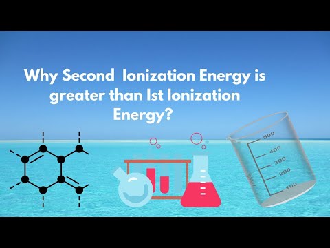 Why second Ionization Energy is greater than first ionization energy ...