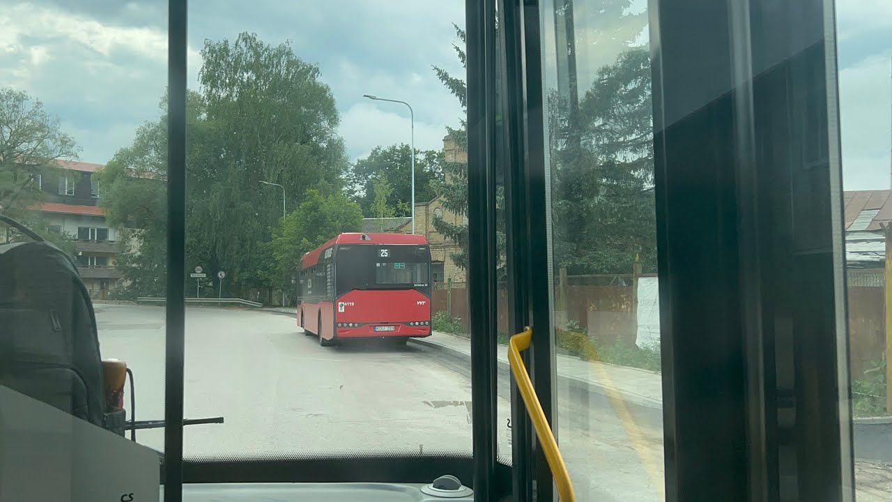 Vilniaus transportas. 3 autobusas: Stotis - Eišiškių pl. - Dilgynė ...