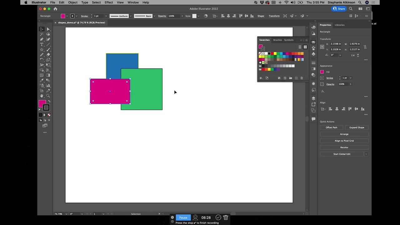 Arranging Object Layers in Adobe Illustrator using Cut / Paste and ...