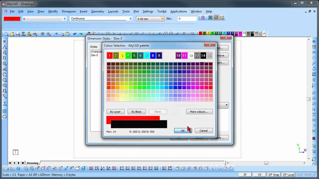 AllyCAD Software: Dimension Styles & Settings - YouTube