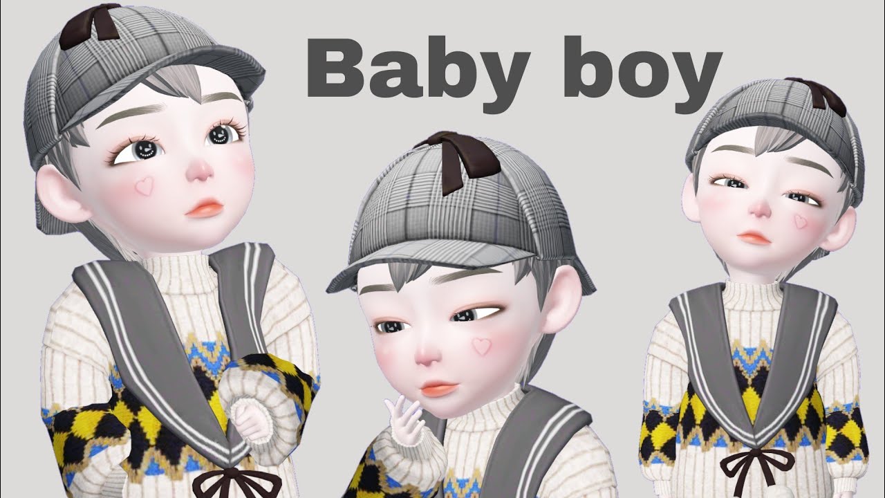 Zepeto Face Baby Boy | Oplas Zepeto Baby Boy - YouTube