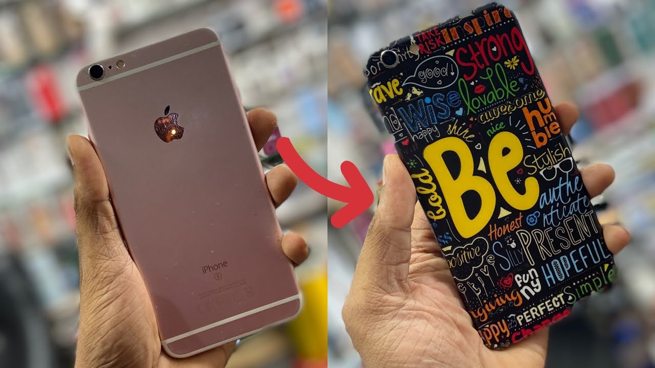 Iphone 6s Plus Mobile skin Customise 🔥🔥 - YouTube