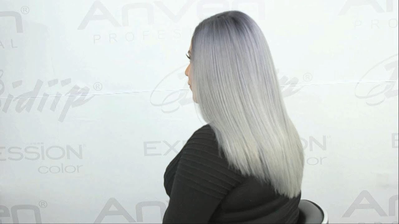 Anven Grey Hair Color (Paso a paso) - YouTube