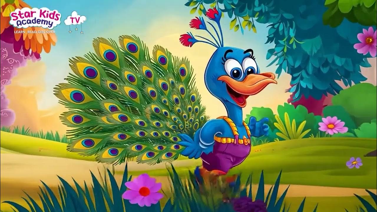 حرف طاء ط - ط طاووس الوانة جميلة - Arabic Alphabet song - أغنية ألف ب ت ...