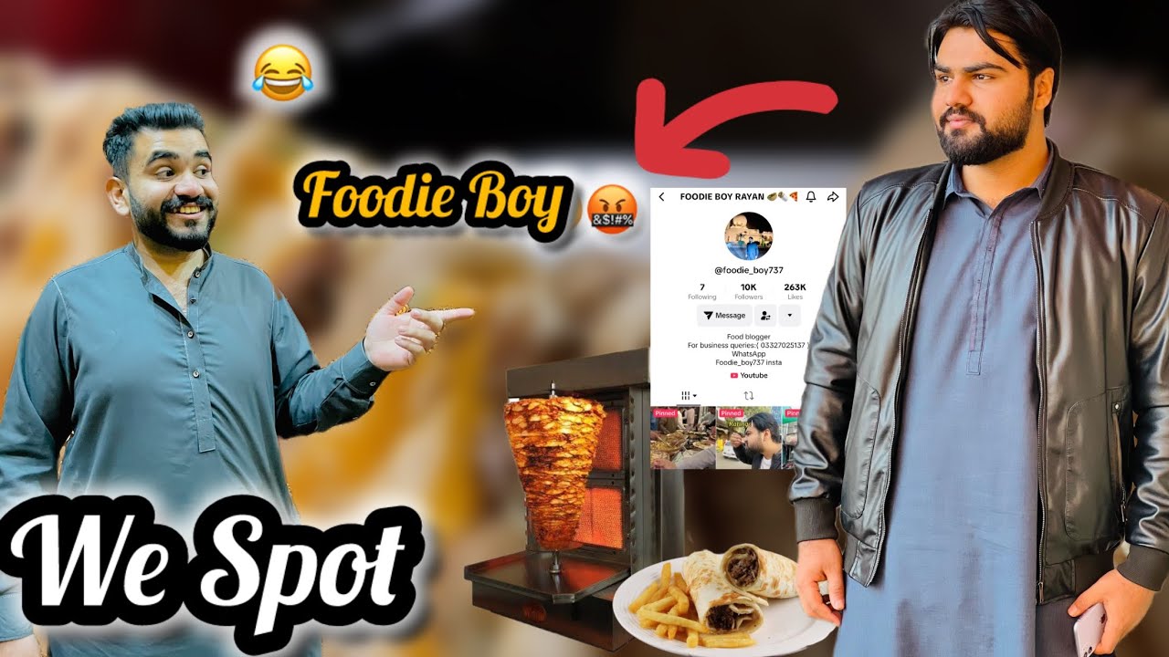 We Spot Randomly Foodie Boy Shawarma Shop | We Ride in University 😂 ...