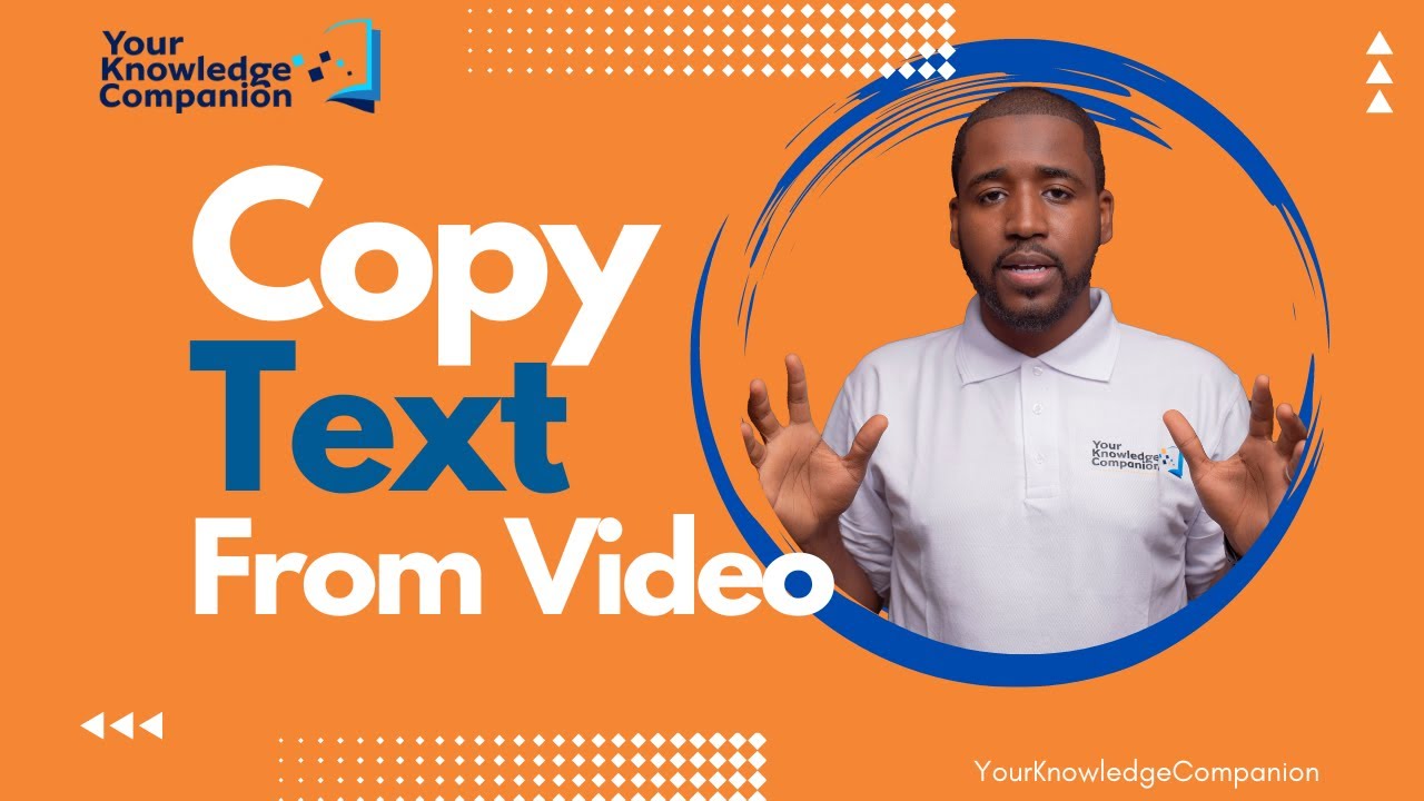 Extracting Text from Videos Made Easy - YouTube