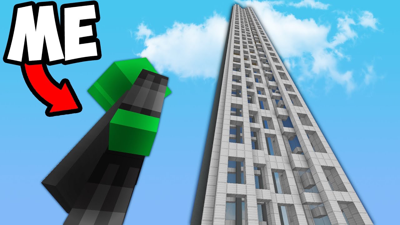 I Built the Tallest Minecraft Base! - YouTube