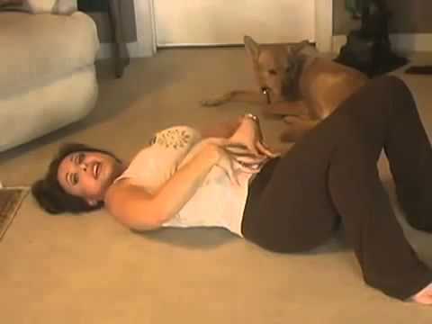 Dog Functional, Hardcore ABS!  Забавная собака и ее очаровательная хозяйка