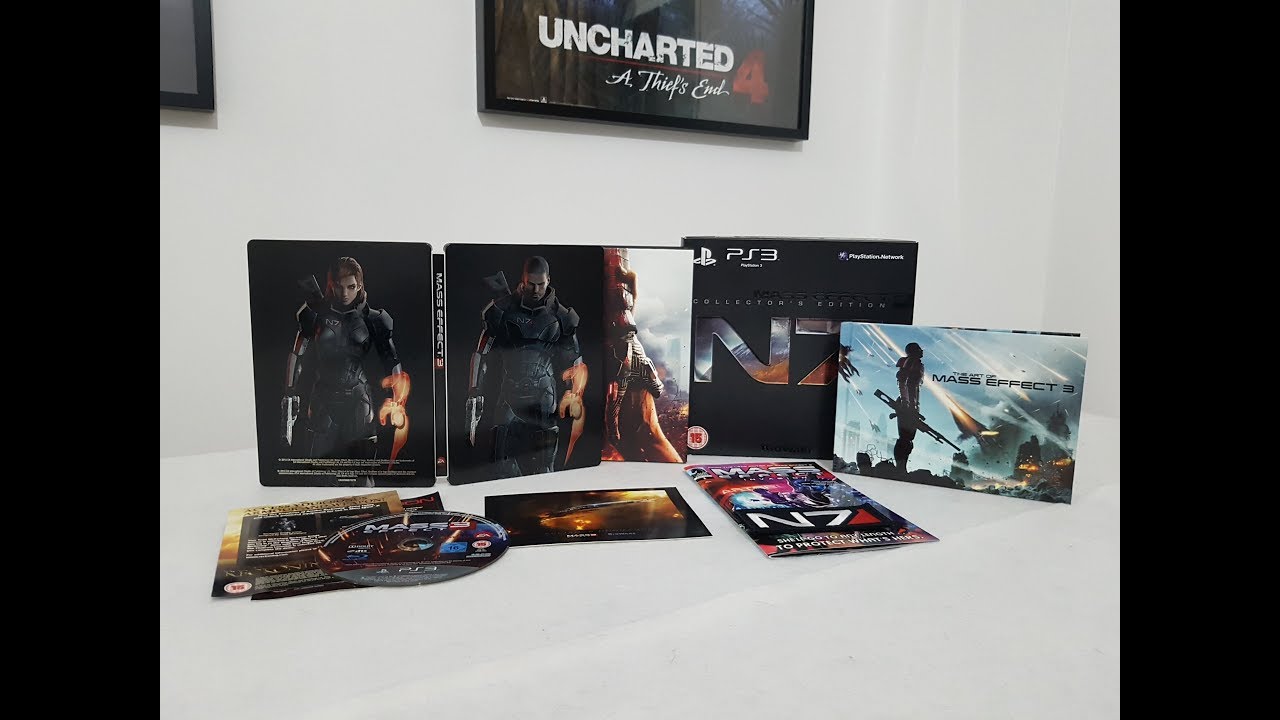 Mass Effect 3 N7 Collectors Edition Ps3 unboxing - YouTube