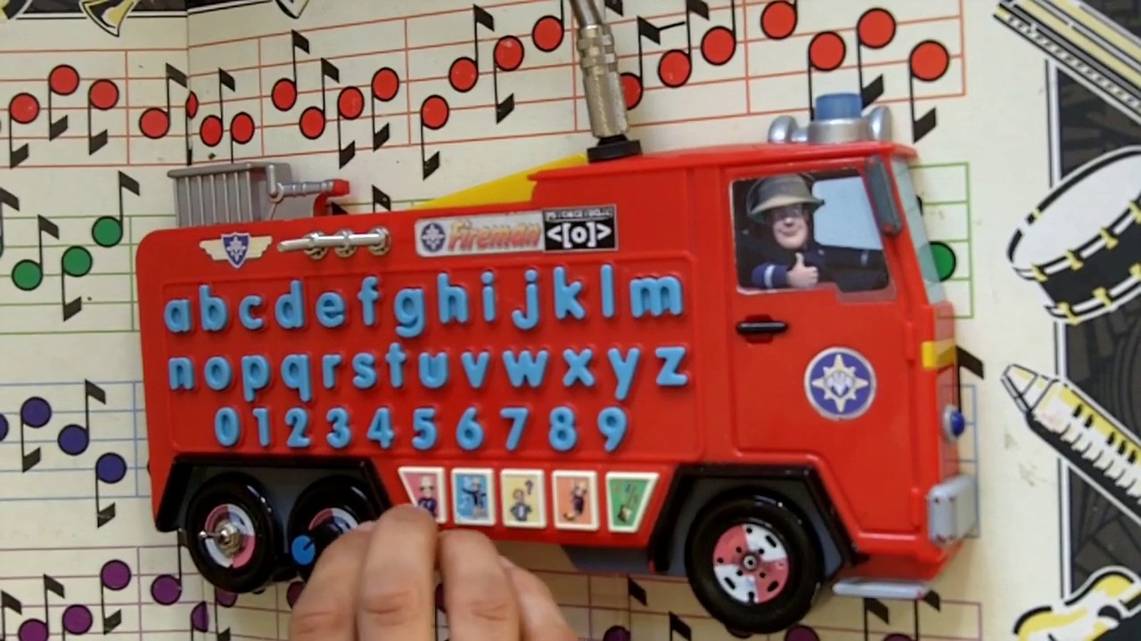 Circuit Bent Fireman Sam Alphabet Truck by Psychiceyeclix - YouTube