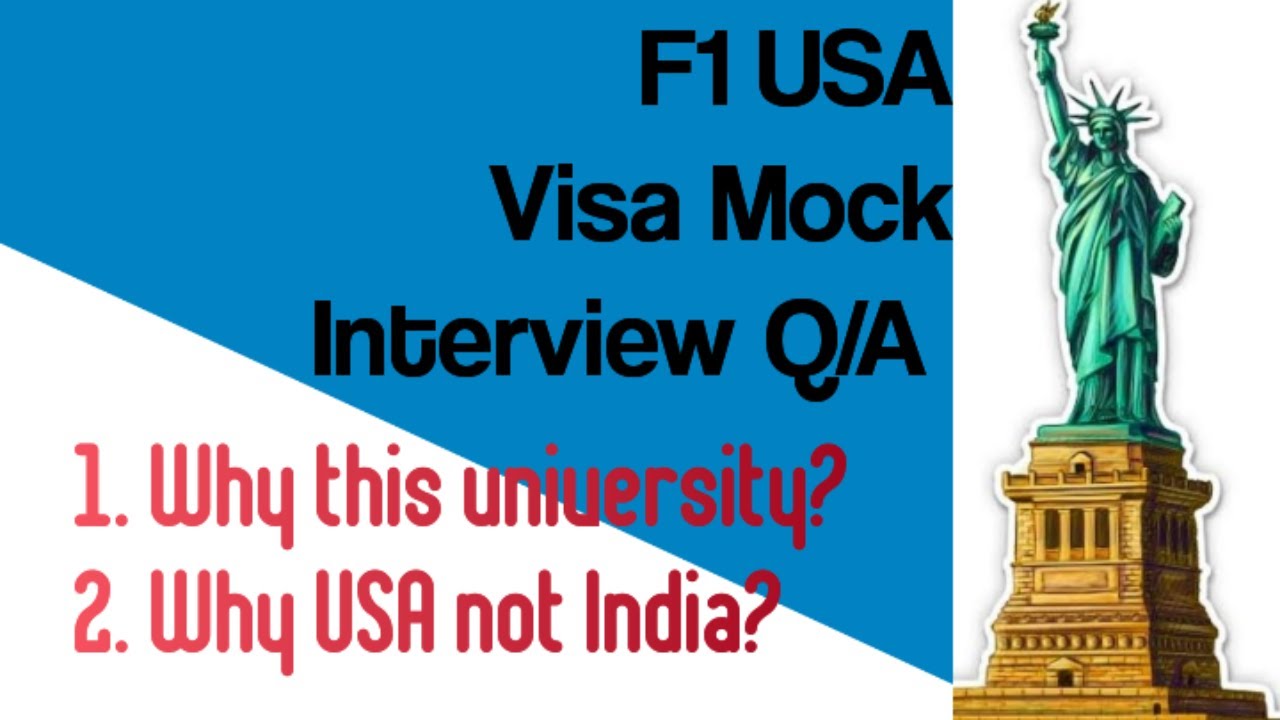 #usa#visa#interview F1 USA Visa Mock Interview Q/A| Why this university ...