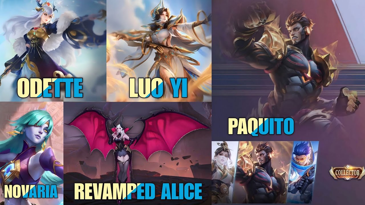 Paquito Collector , Luo Yi And Odette Limited Skin, Alice Revamped ...