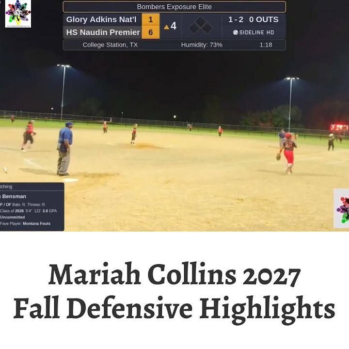Mariah Collins 2027 Fall Defensive Highlights - YouTube