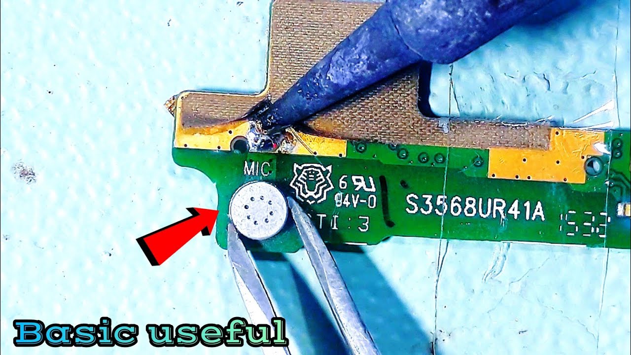 Basic useful video💡mic replace and remove tips🔥only soldering iron use ...