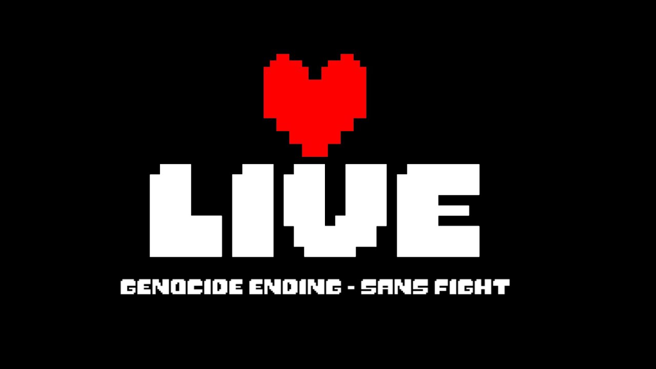 GENOCIDE ENDING - SANS FIGHT - YouTube