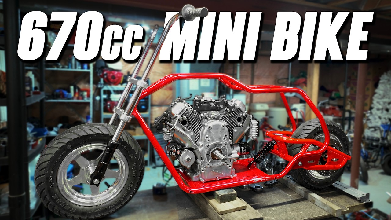 Building a 670cc Mini Bike Beast - The MBK-1 Dream Begins! - YouTube