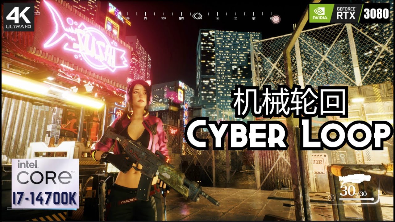 机械轮回 Cyber Loop 2024 Benchmark 4K Gameplay RTX 3080 i7-14700K #nocommentary - YouTube