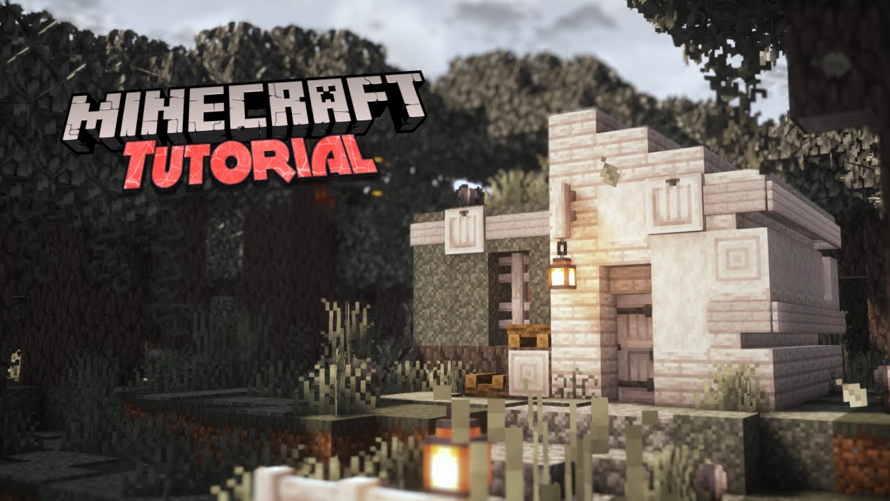 How to build a SMALL House, Pale Oak Edition - Tutorial | Minecraft ...