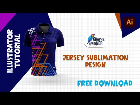 New Sublimation Jersey Design | Adobe Illustrator | Tutorial ...