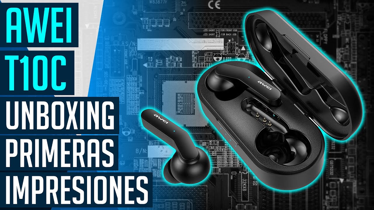 AWEI T10C MEJORES AURICULARES BLUETOOTH 5 DEL 2019 - YouTube