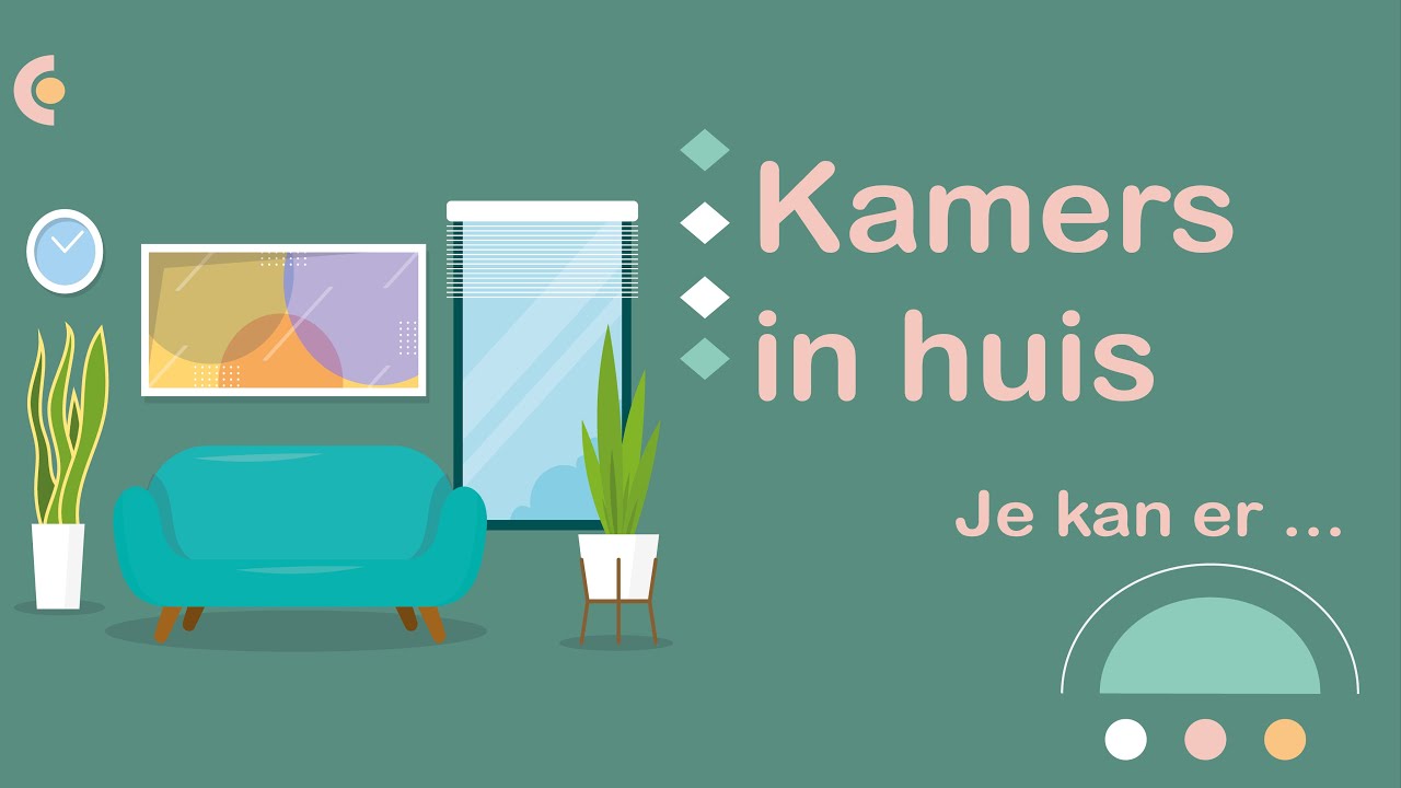 Kamers in huis (#NT2, 1.2, A2) - YouTube