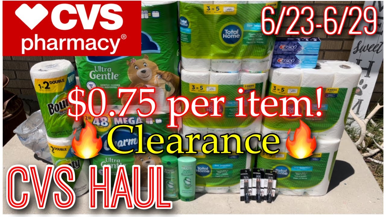 Cvs haul 6/23-6/29! Hot clearance paper products🔥🔥 | Just $12 for all ...