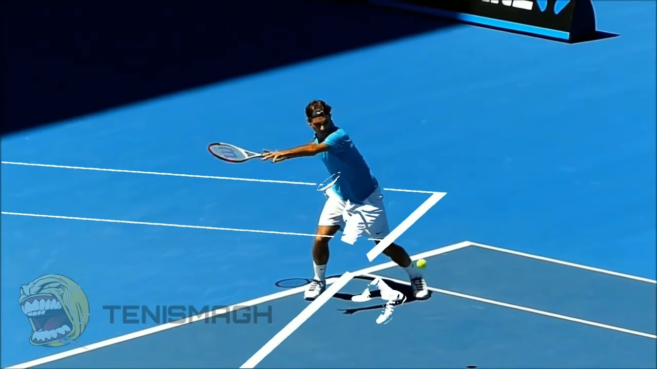 💪Golpe de Derecha (Drive)🔥 - Roger Federer - Slow Motion - Empuñadura ...