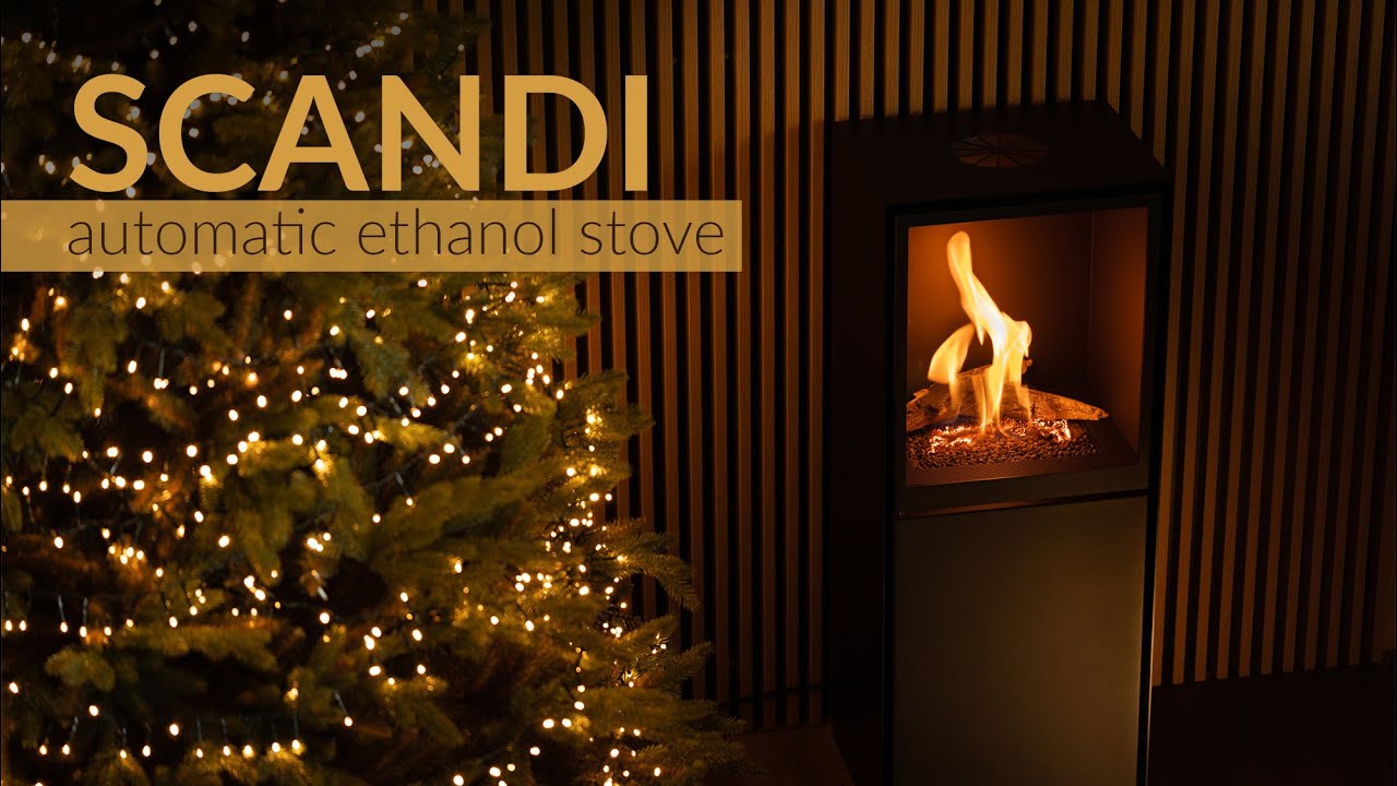 Scandi - Automatic Ethanol Stove with a Scandinavian Touch (Remote ...