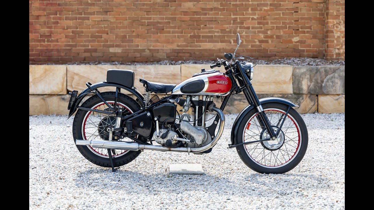 1949 ARIEL RED HUNTER 350/500cc - YouTube