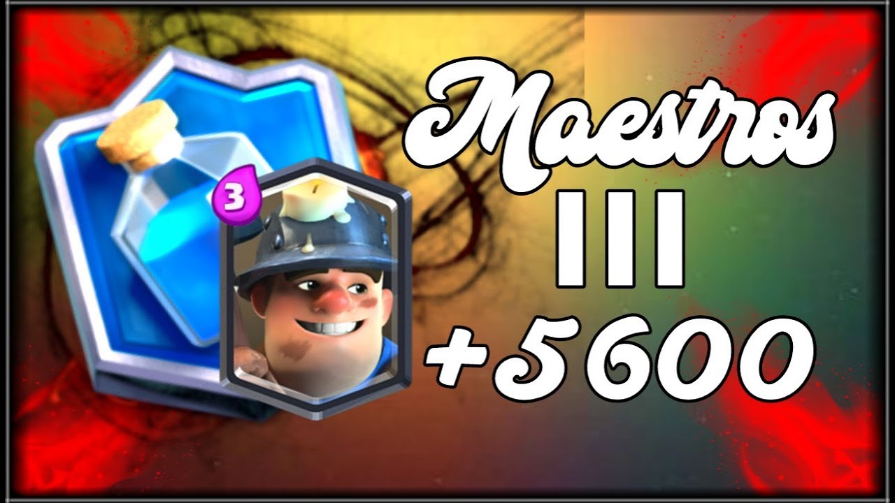 EL MEJOR MAZO DE MINER CONTROL PARA LADER!! +5600-CLASH ROYALE!! - YouTube