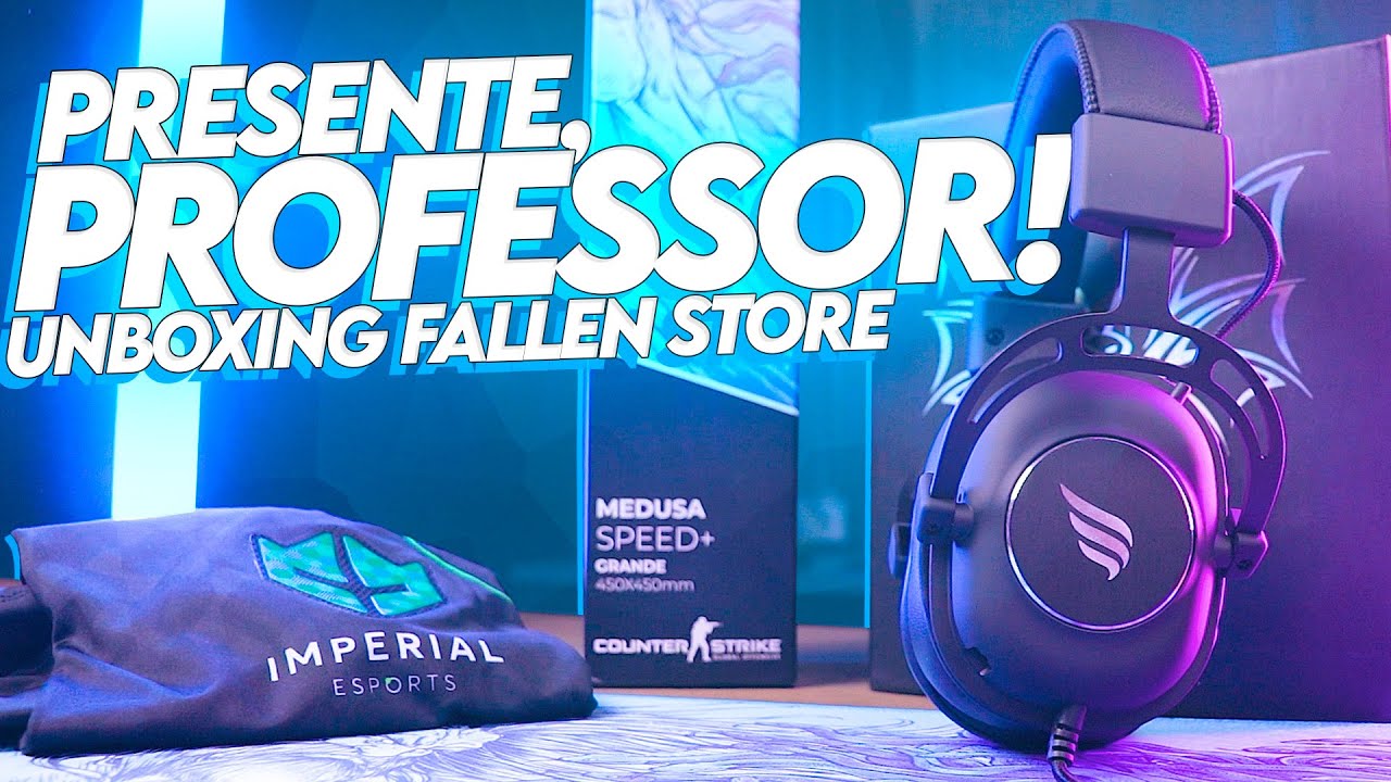 Os produtos do PRO PLAYER FALLEN são bons? Unboxing de periféricos da ...