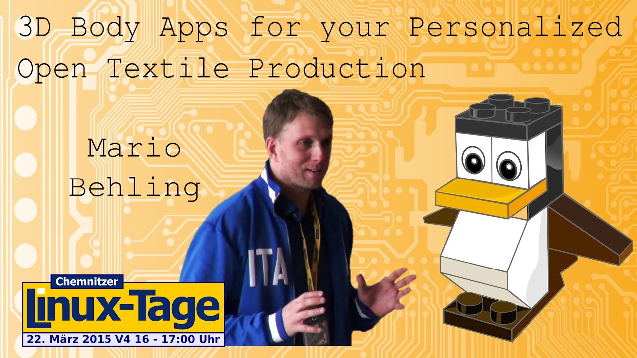 Stricken mit OpenSource - 3D Body Apps Mario Behling CLT 2015 - YouTube