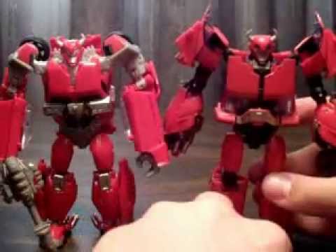 Transformers Prime RID Cliffjumper vs Prime First Edition Cl - YouTube