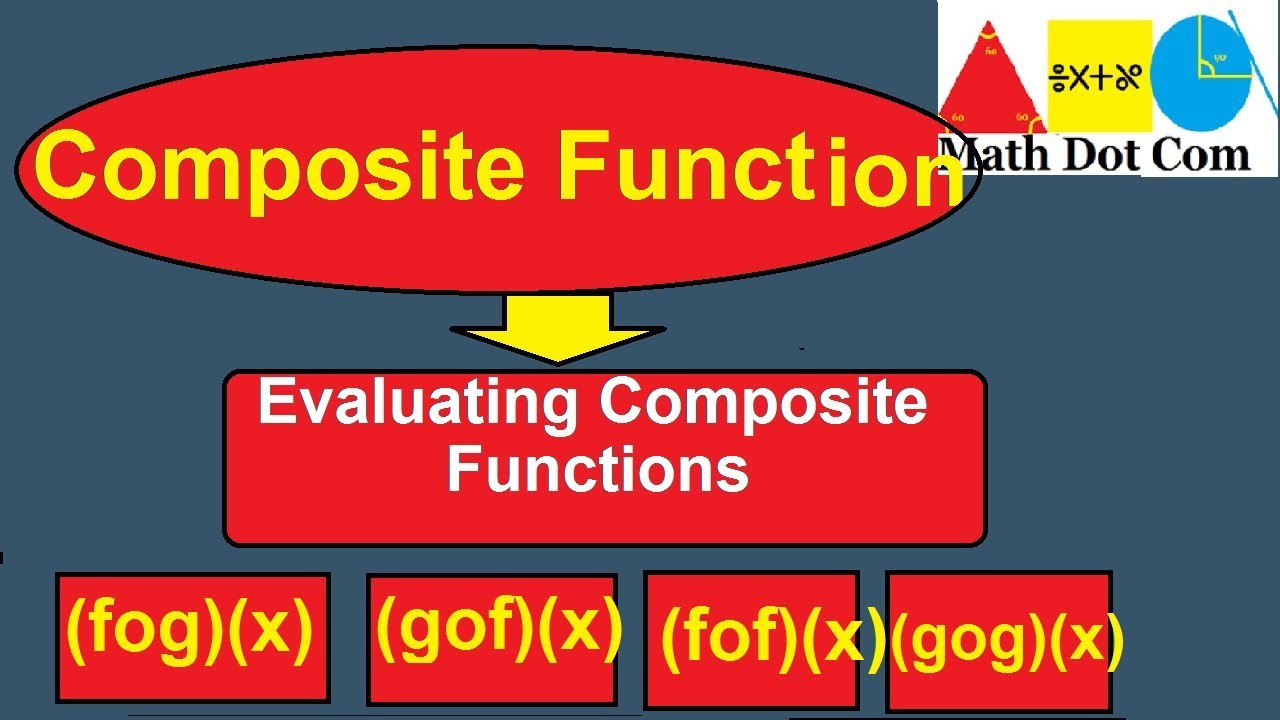 Composition Of Functions F G X G F X F F X G G X Evaluating Composite Functions Math Dot