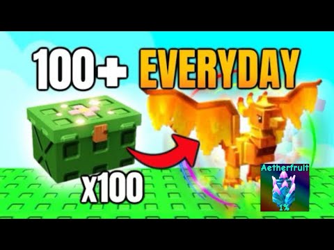 Opening 100 Enchanted Crates In Grow A Garden (Phoenix?) - YouTube