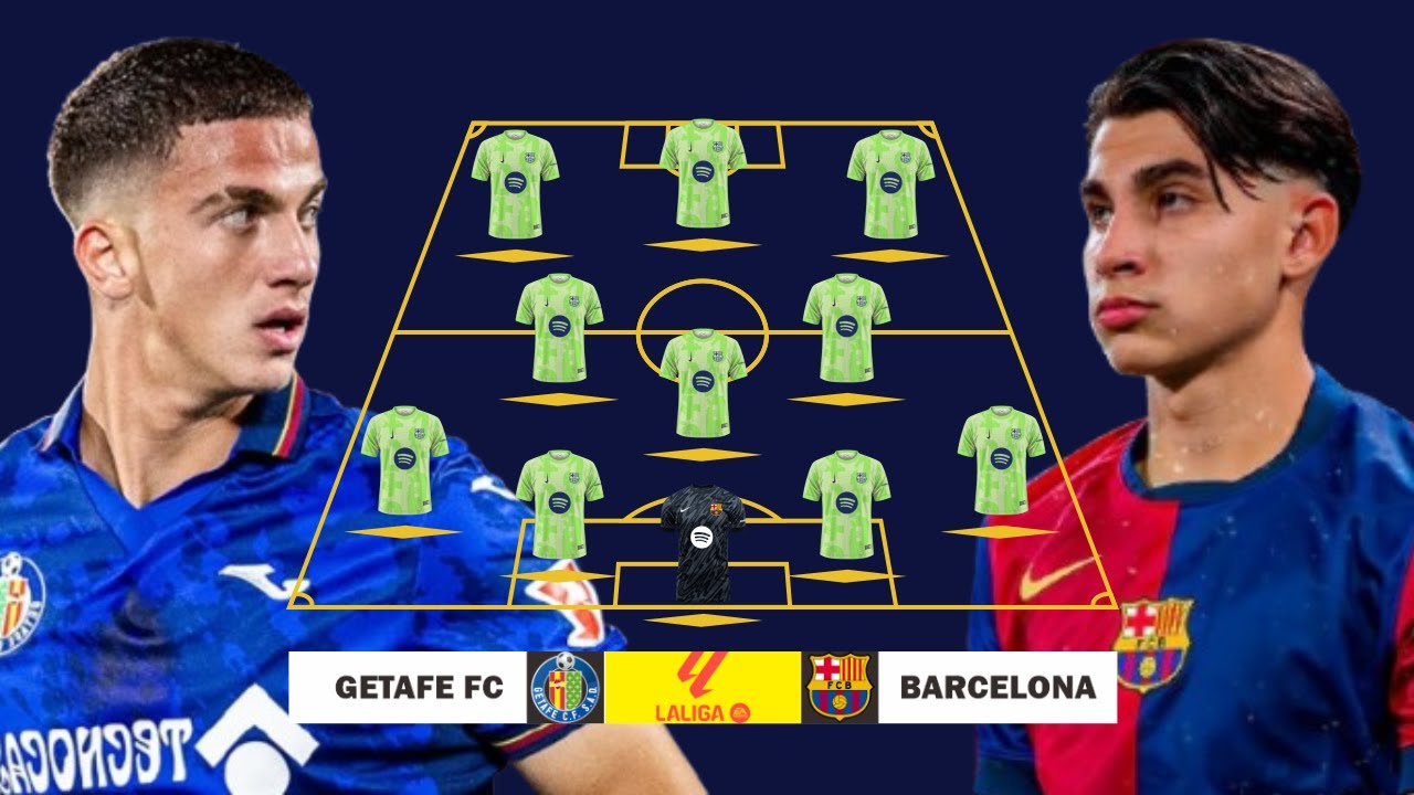 🚨 Getafe vs Barcelona: Head To Head Starting Lineup Predictions 🔥 La ...