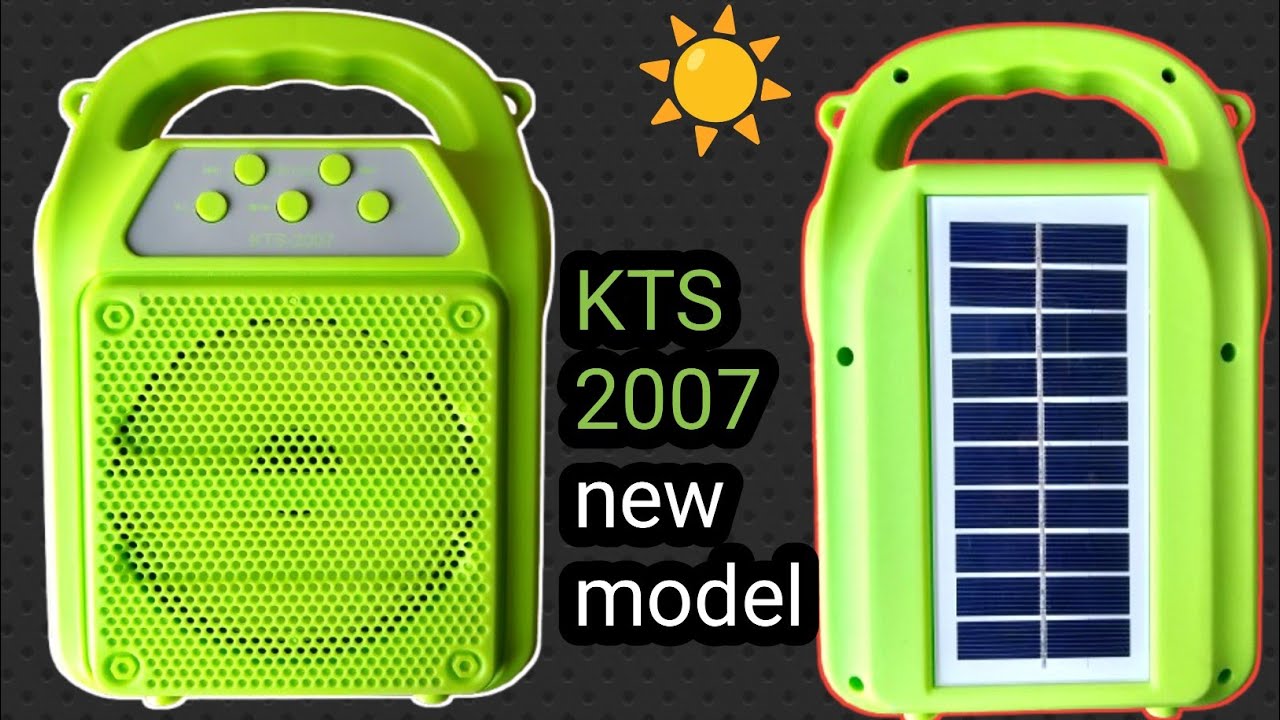 new model solar mp3#Bluetooth speaker - YouTube