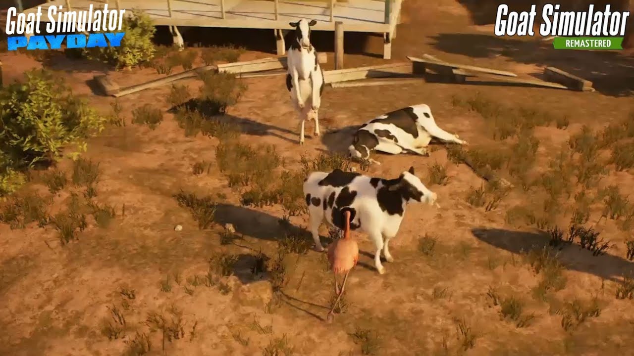Space Cow (Payday) - Goat Simulator Remastered - YouTube
