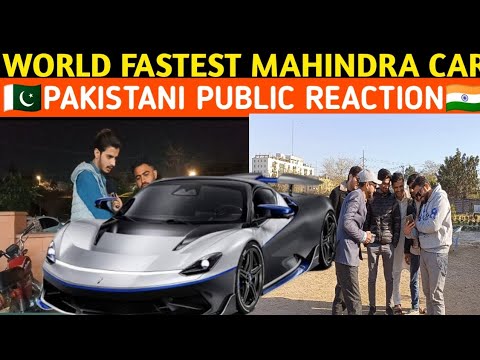 WORLD FASTEST MAHINDRA CAR l pininfarina Battista Reaction l Pakistani ...