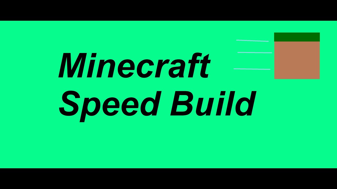 Minecraft Speed Build Ep 4 - YouTube