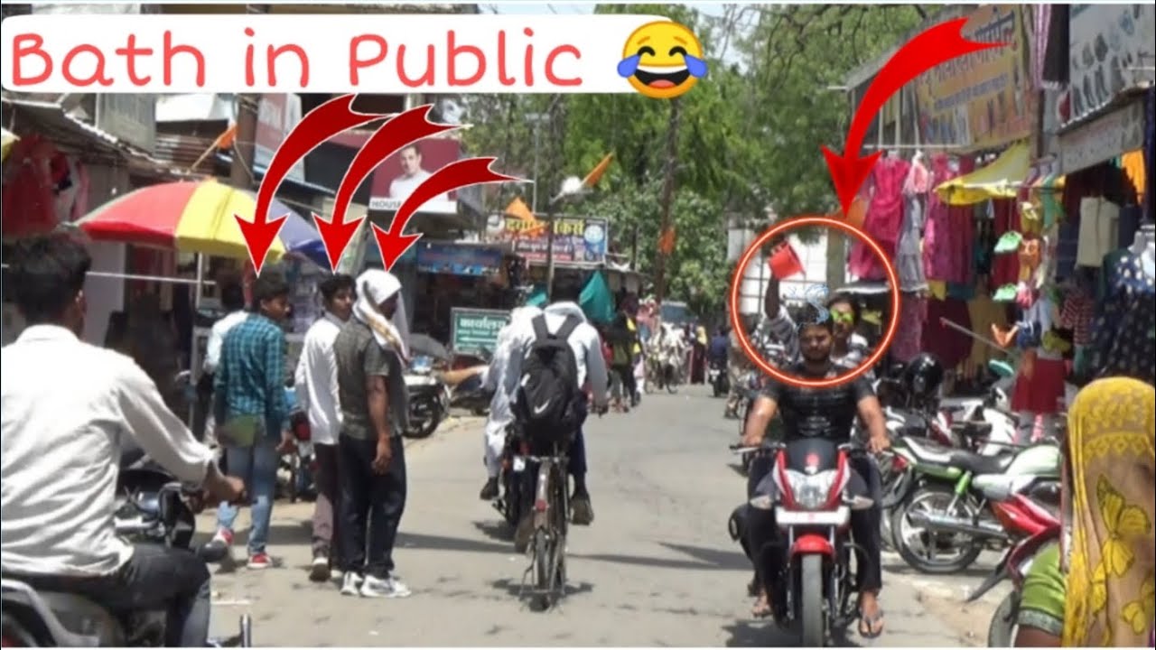 Talking Bath prank in Public 😂 @DivyanshuMani - YouTube