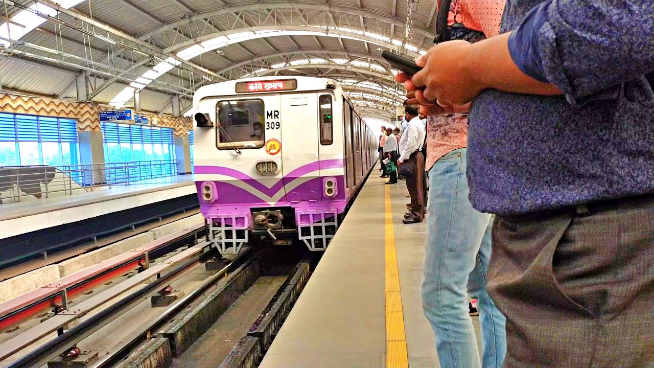 Kolkata Metro Rail | Patal Rail | Kolkata North South Corridor Metro Line - YouTube