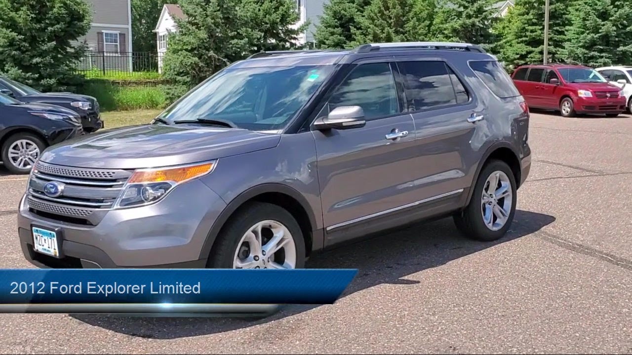 2012 Ford Explorer Limited N11984A St. Paul Minneapolis Maplewood White ...