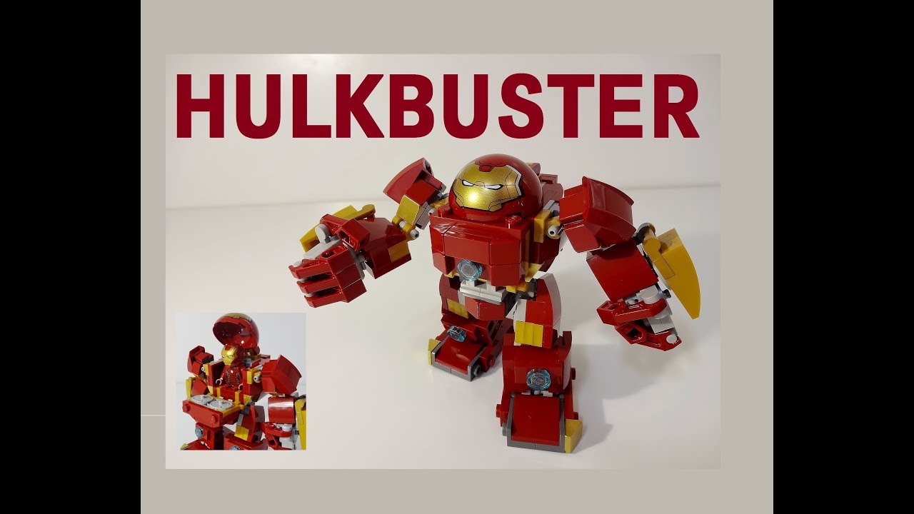 Custom LEGO Iron Man Hulkbuster - YouTube