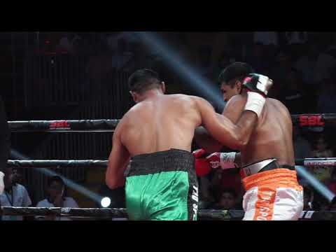 Chikara match winning Knockout in Finals of Super boxing league 2017