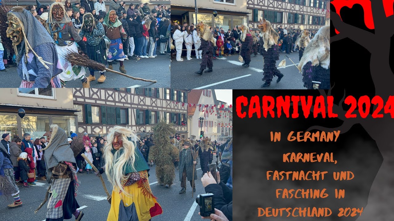 Carnival in Germany 2024 | Carnival Parade Procession 28. January 100 ...