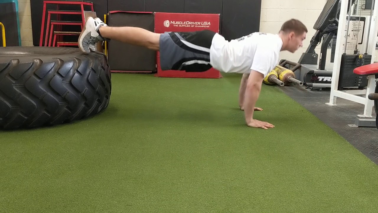 Decline Push up Side - YouTube