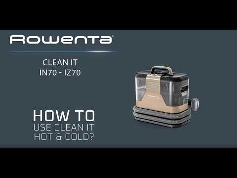 How to Use: Clean It Hot & Cold by Rowenta | Rowenta