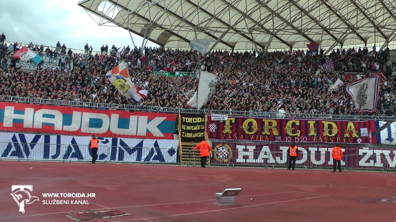 Torcida Split / Hajduk Split - NK Rijeka 1:2 (33. kolo MAXtv Prva Liga) - YouTube
