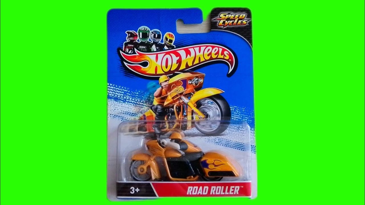 UNBOXING 2013 HOT WHEELS SPEED CYCLES ROAD ROLLER - YouTube